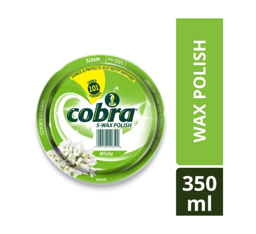 Zim-Zone. COBRA FLOOR POLISH WHITE 350ml