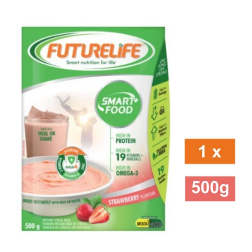 Zim-Zone. FUTURELIFE SMART FOOD STRAWBERRY FLAVOURED CEREAL 500g