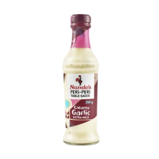 Zim-Zone. NANDOS CREAMY GARLIC PERI PERI SAUCE 250g Zim-Zone. NANDOS CREAMY GARLIC PERI PERI SAUCE 250g